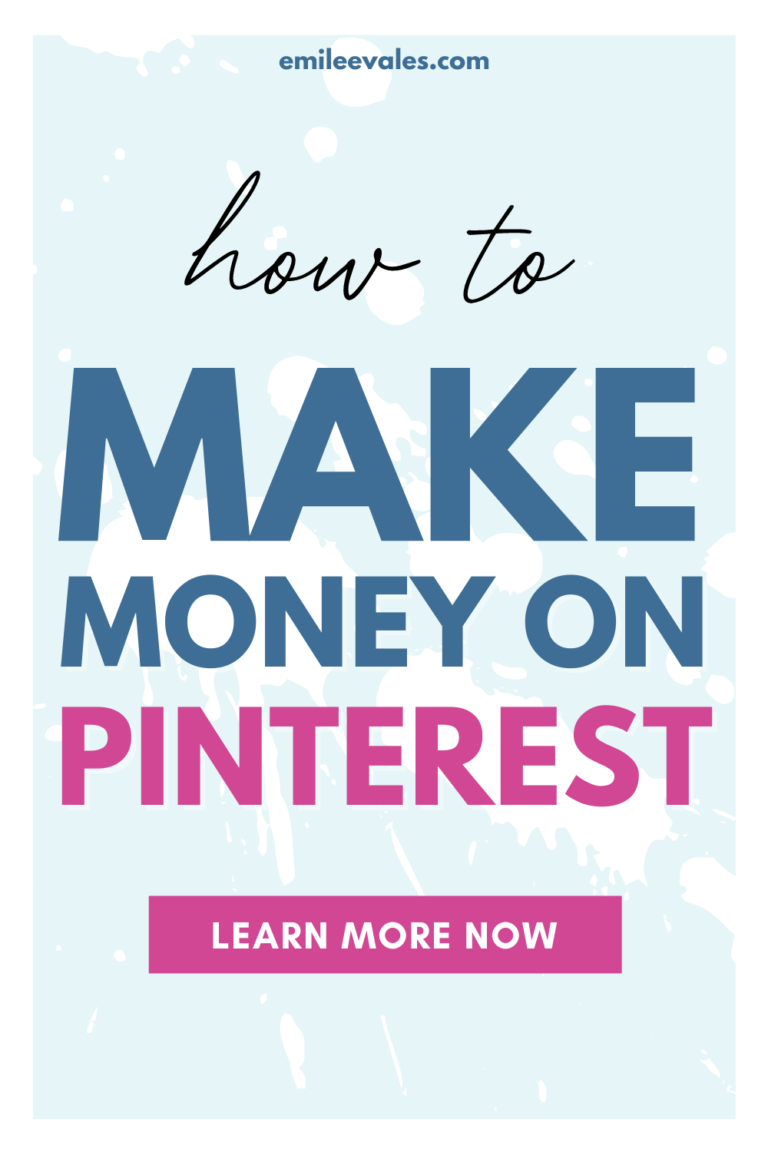 8 Ways to Monetize Your Pinterest - Emilee Vales